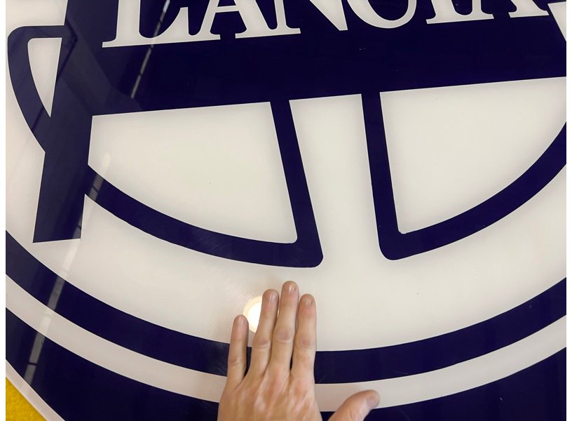 Vintage Original Lancia Sign, 1970s for sale at Pamono