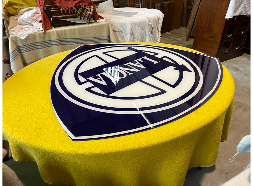 Vintage Original Lancia Sign, 1970s for sale at Pamono