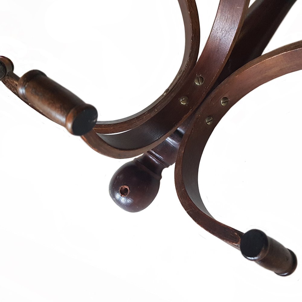 Vintage Thonet Style Wall Coat Rack for sale at Pamono