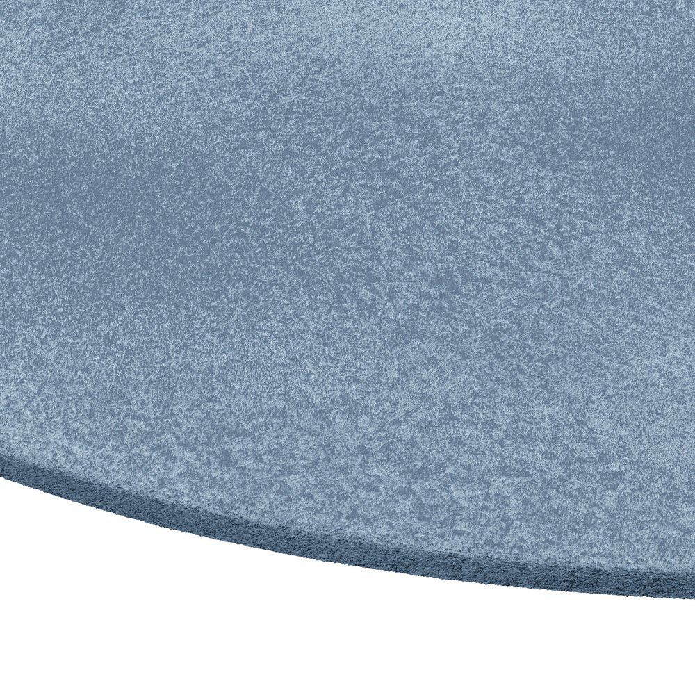 Tapis Oval Grey Blue #13 Modern Minimal Oval Shape Hand-Tufted Rug by ...