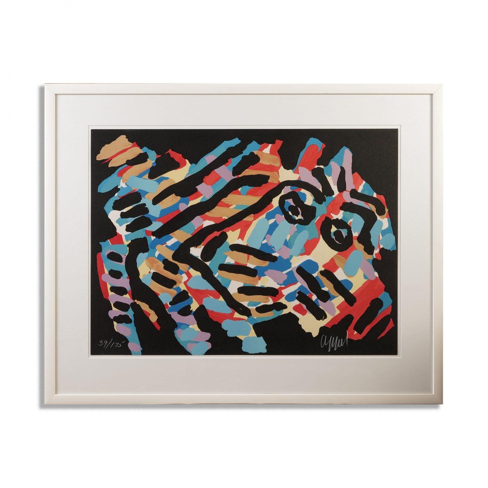 Karel Appel, Composition, 1960s, Lithograph for sale at Pamono