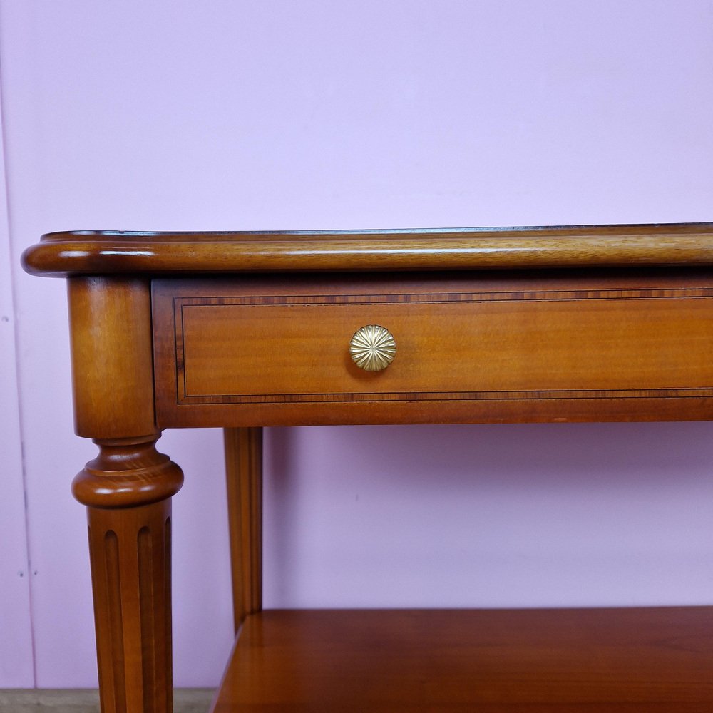 Cherry Wood Console Table from Warrings Stilmöbel, 1985 for sale at Pamono