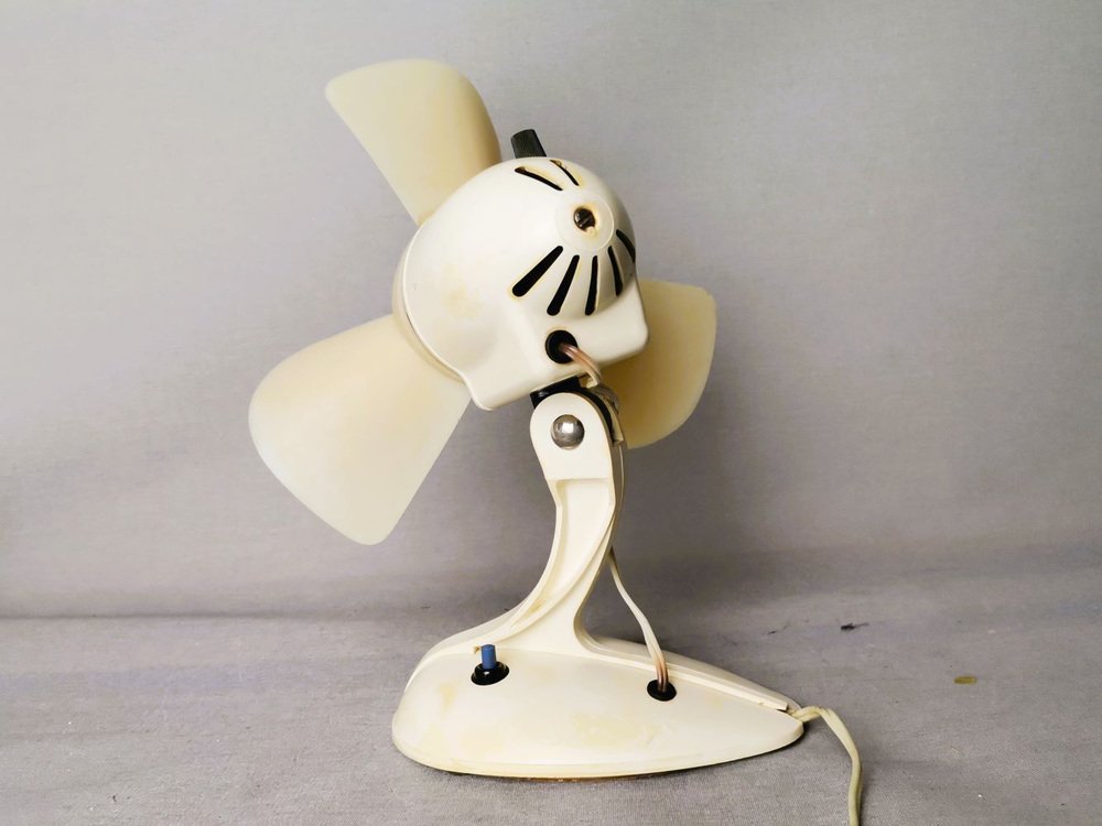 Tragbarer Vintage Art Deco Ventilator, 1975 bei Pamono kaufen