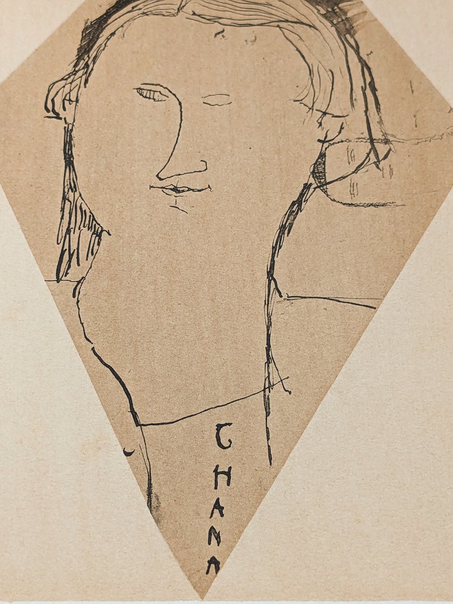 Amedeo Modigliani, Chana Orloff, Lithograph on Arches Vellum Paper for ...