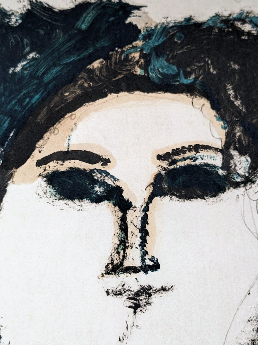 Amedeo Modigliani, Beatrice Hastings, Lithograph on Arches Vellum Paper ...