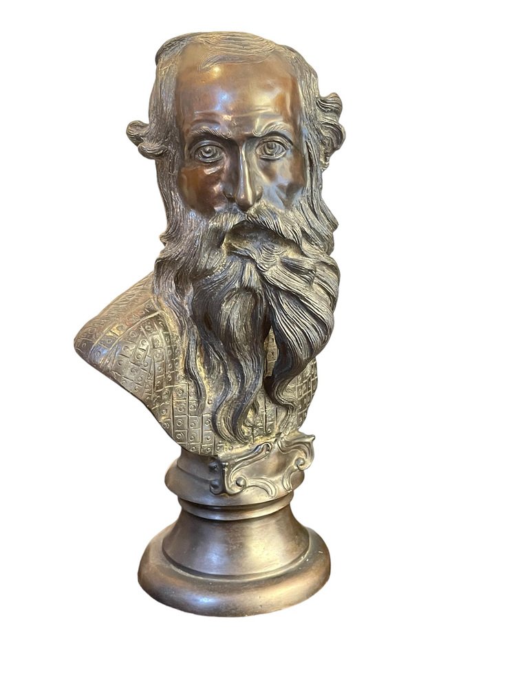 Selbstporträt Skulptur aus Bronze von Gemito, 19. Jh. bei Pamono kaufen