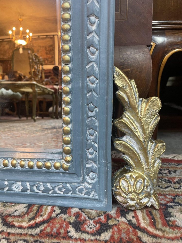 French Style Miror in Painted Wood for sale at Pamono