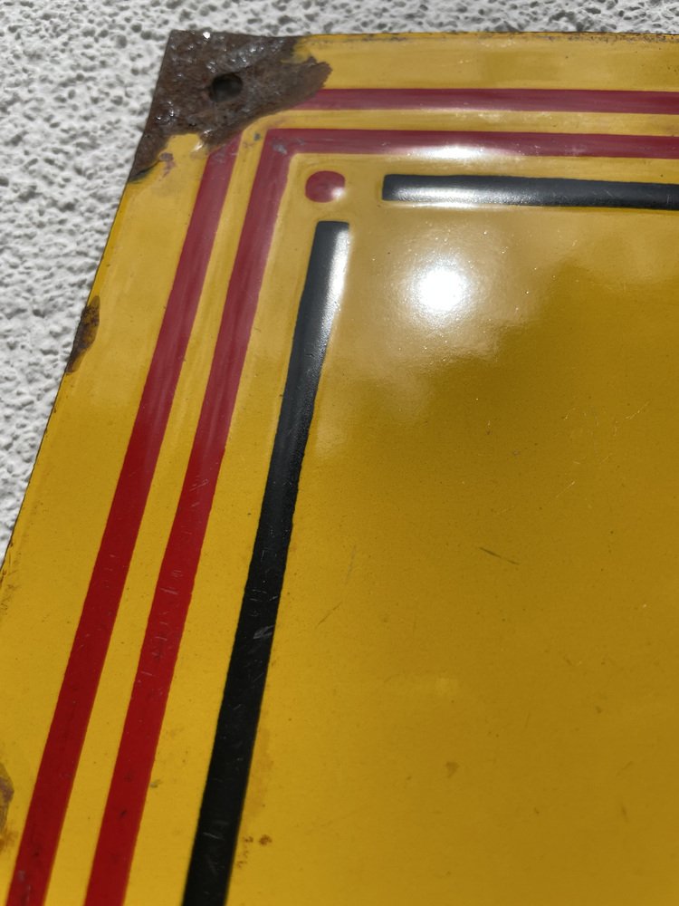 Mid-Century English Kodak Advertising Enamel Sign, 1950s for sale at Pamono