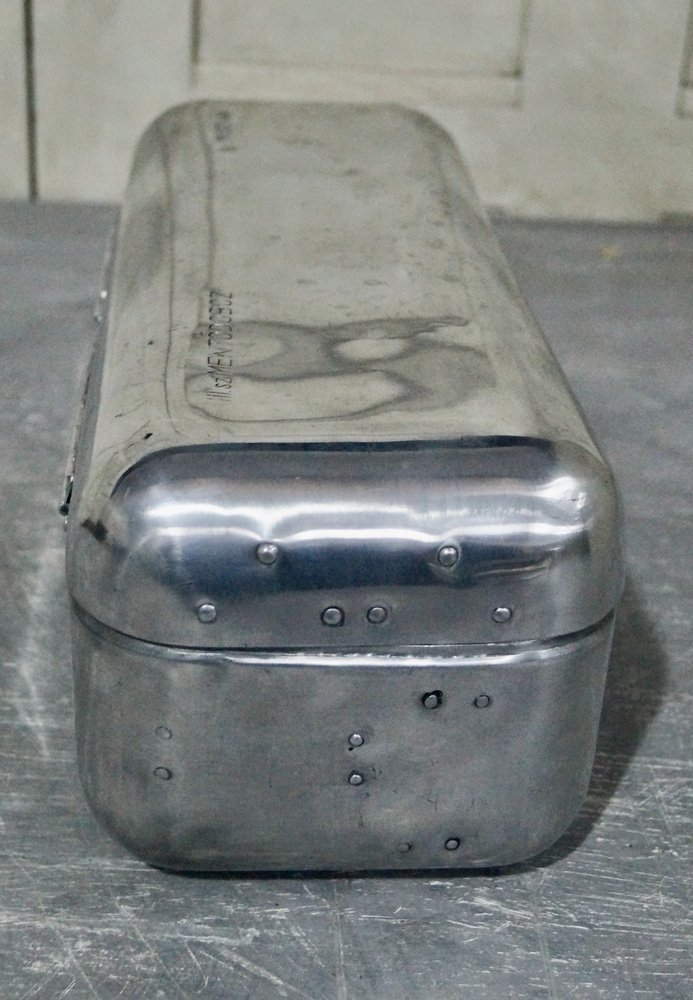 Vintage Aluminium First Aid Box, 1940s for sale at Pamono