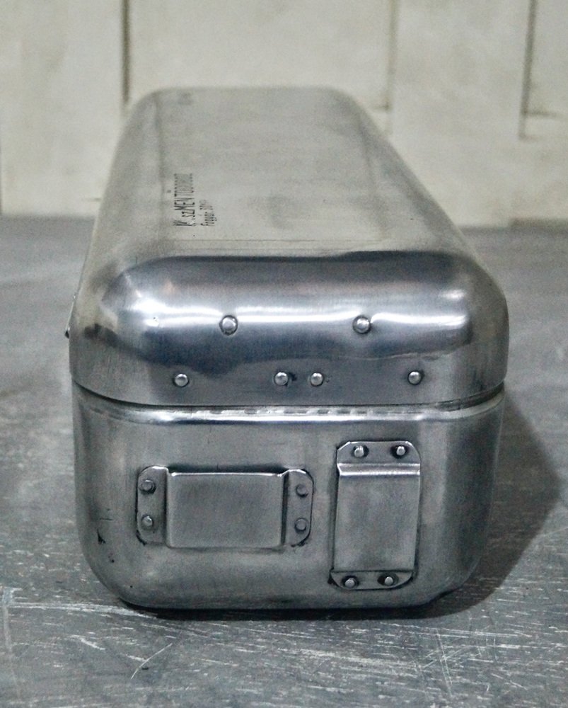 Vintage Aluminium First Aid Box, 1940s for sale at Pamono