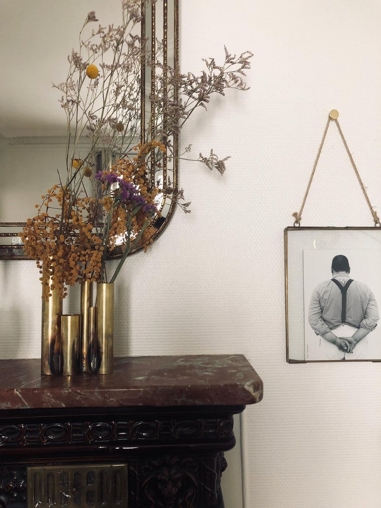 Soliflores I Vase aus Messing von Pia Chevalier bei Pamono kaufen