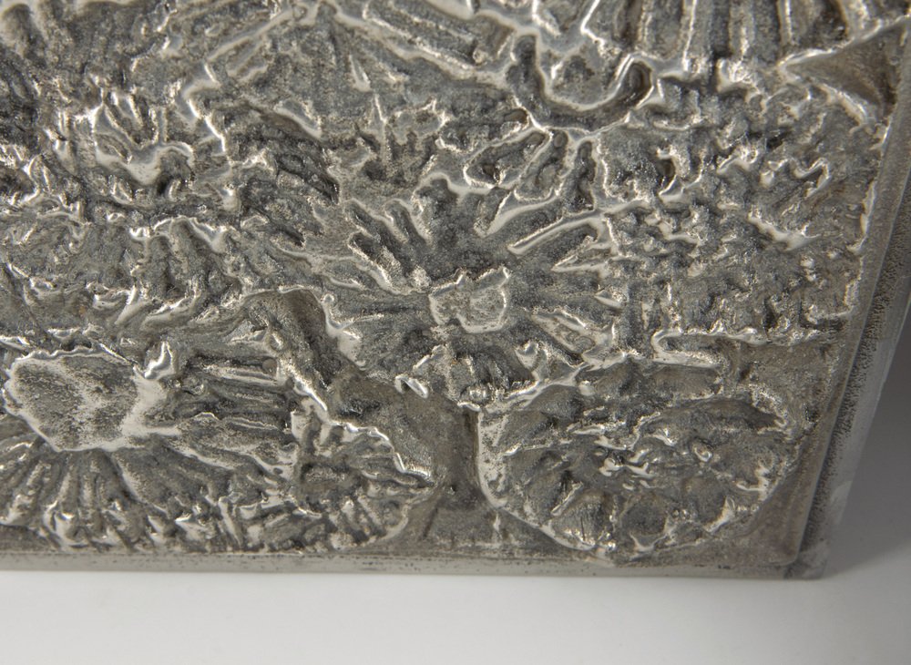 Forms & Surfaces Abstract Cast Aluminium Plaques, 1970s, Set of 10 for ...