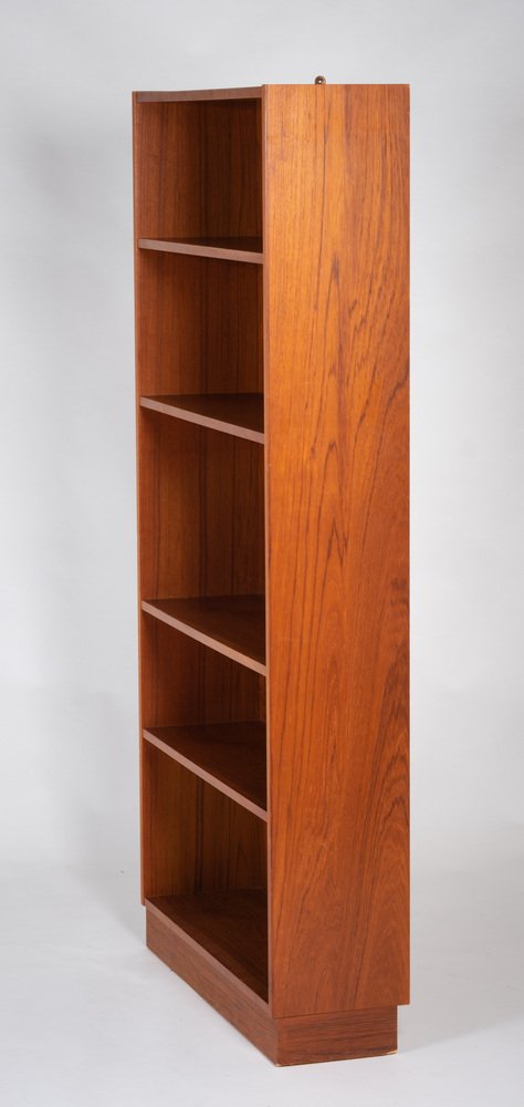 Vintage Danish Teak Bookcase, 1960s for sale at Pamono