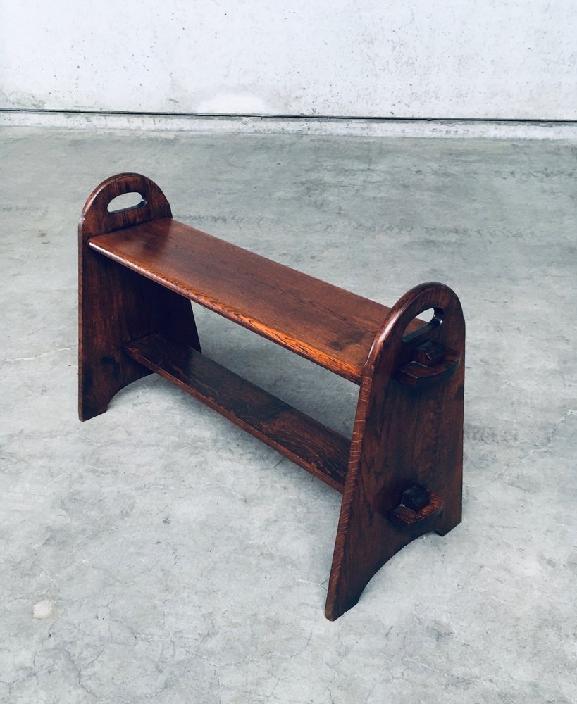 Handcrafted Jointed Two Tier Side Table, France, 1950s for sale at Pamono