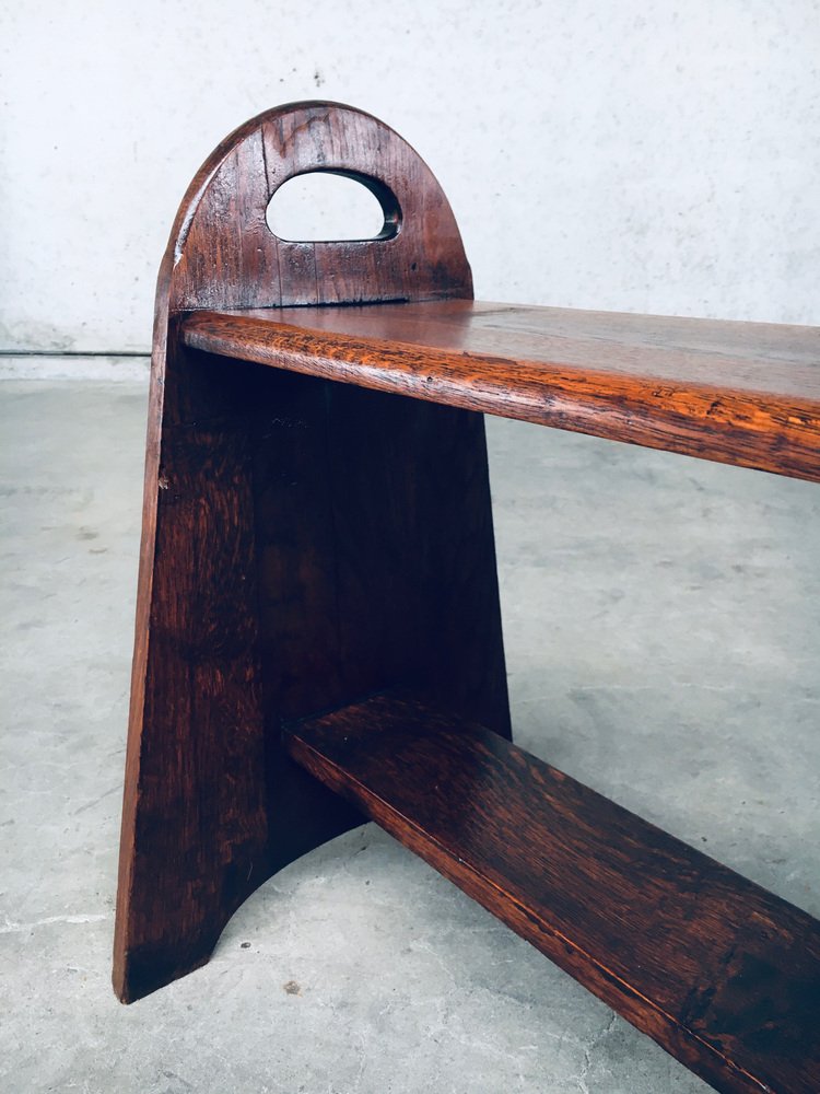 Handcrafted Jointed Two Tier Side Table, France, 1950s for sale at Pamono