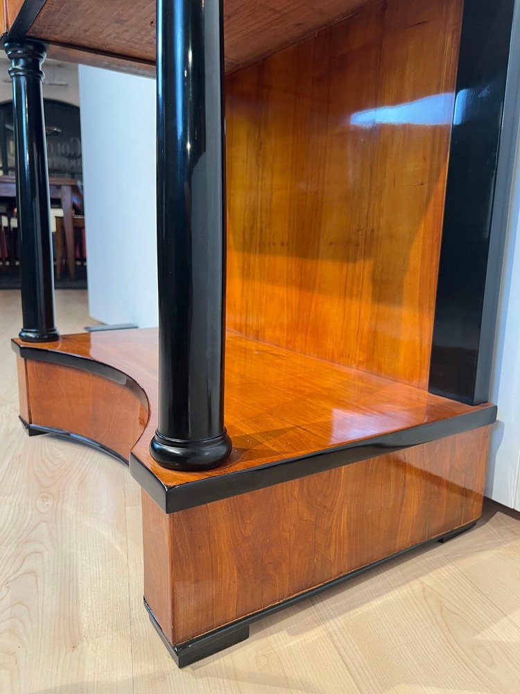 Biedermeier Console Table in Cherry Veneer, 1820 for sale at Pamono