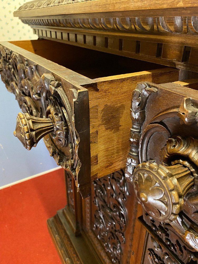 Antique Renaissance Buffet in Walnut for sale at Pamono