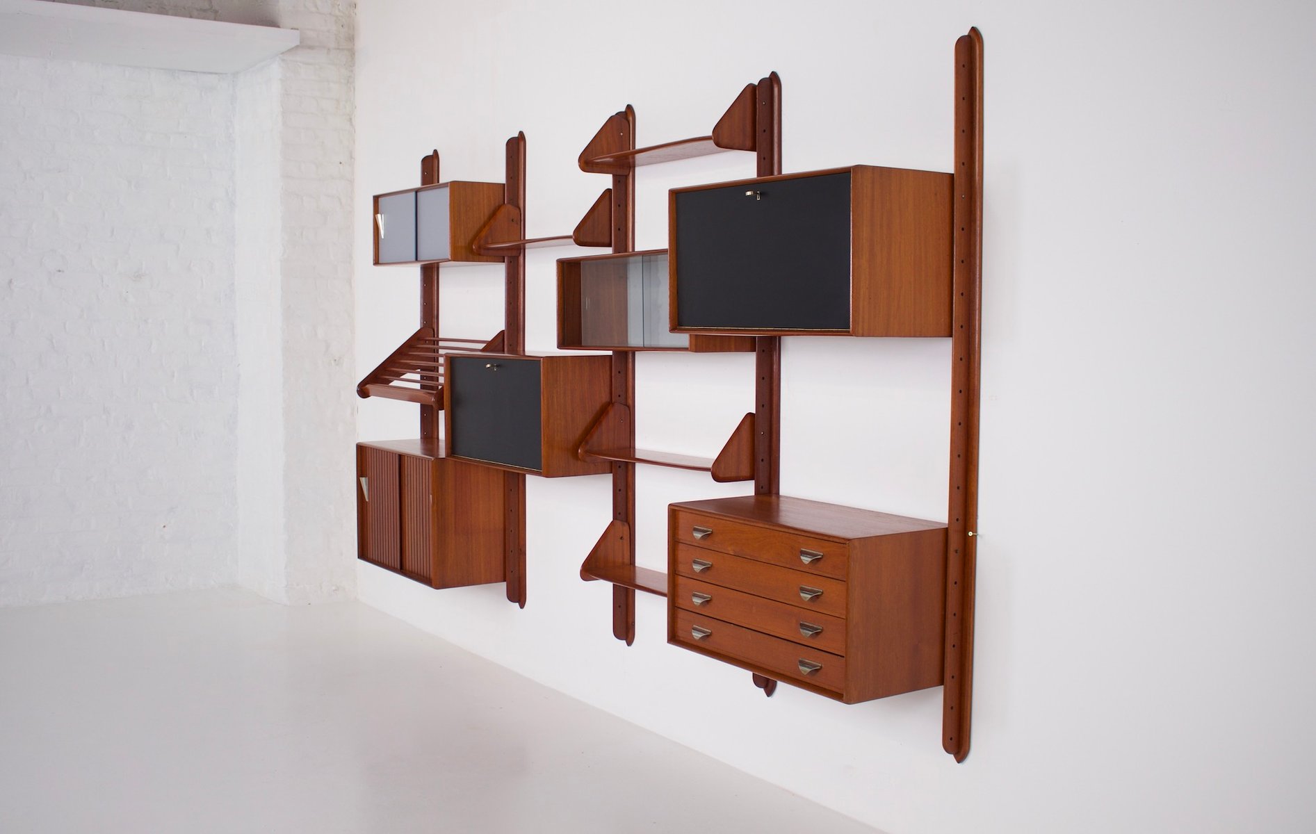 Modulares Wandregal Wandregal, 1950er bei Pamono kaufen