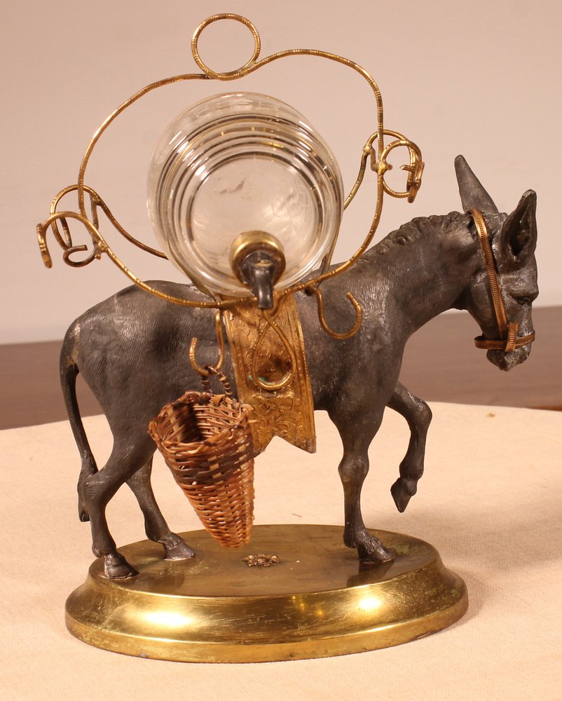 Napoleon III Liqueur Cellar with Donkey, 19th Century for sale at Pamono