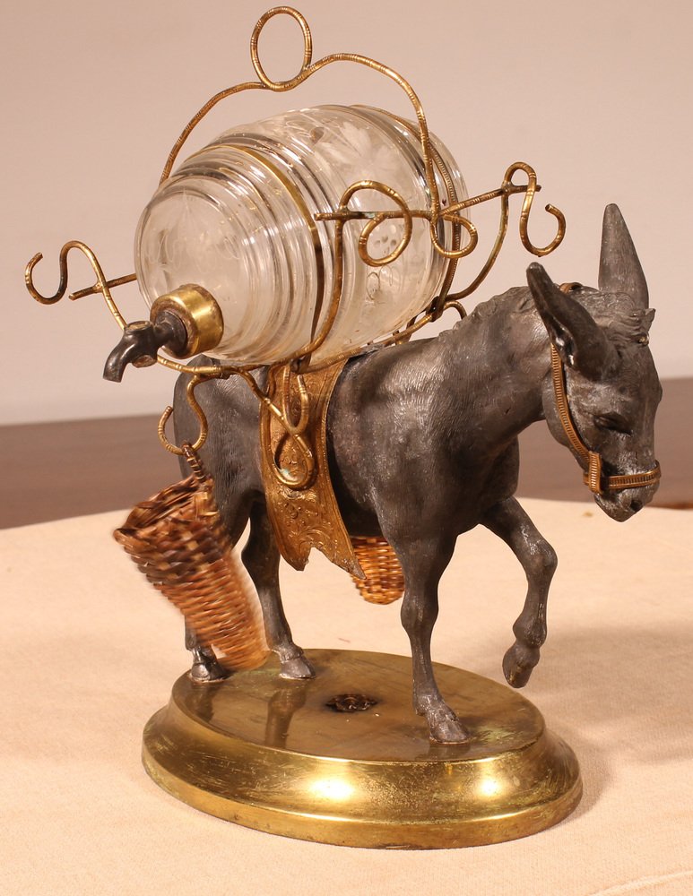 Napoleon III Liqueur Cellar with Donkey, 19th Century for sale at Pamono