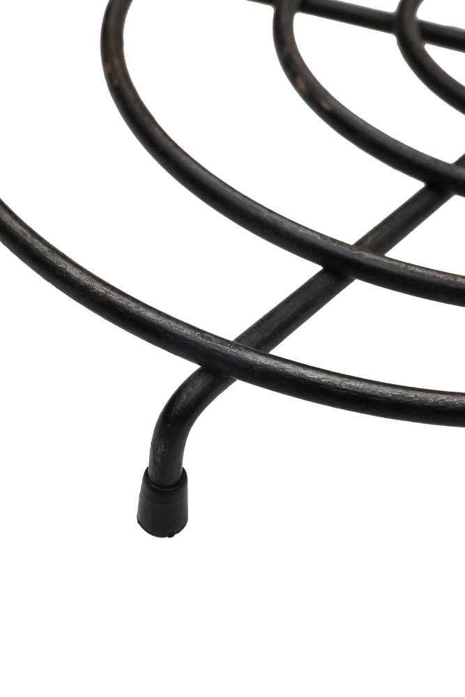 Danish Modern Pot Coaster with Rattan Braid by Laurids Lønborg, 1950s ...