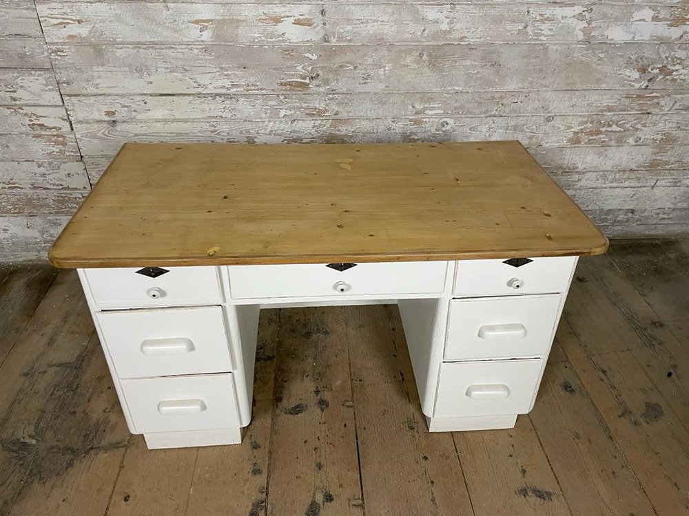 Vintage Desk in Spruce for sale at Pamono