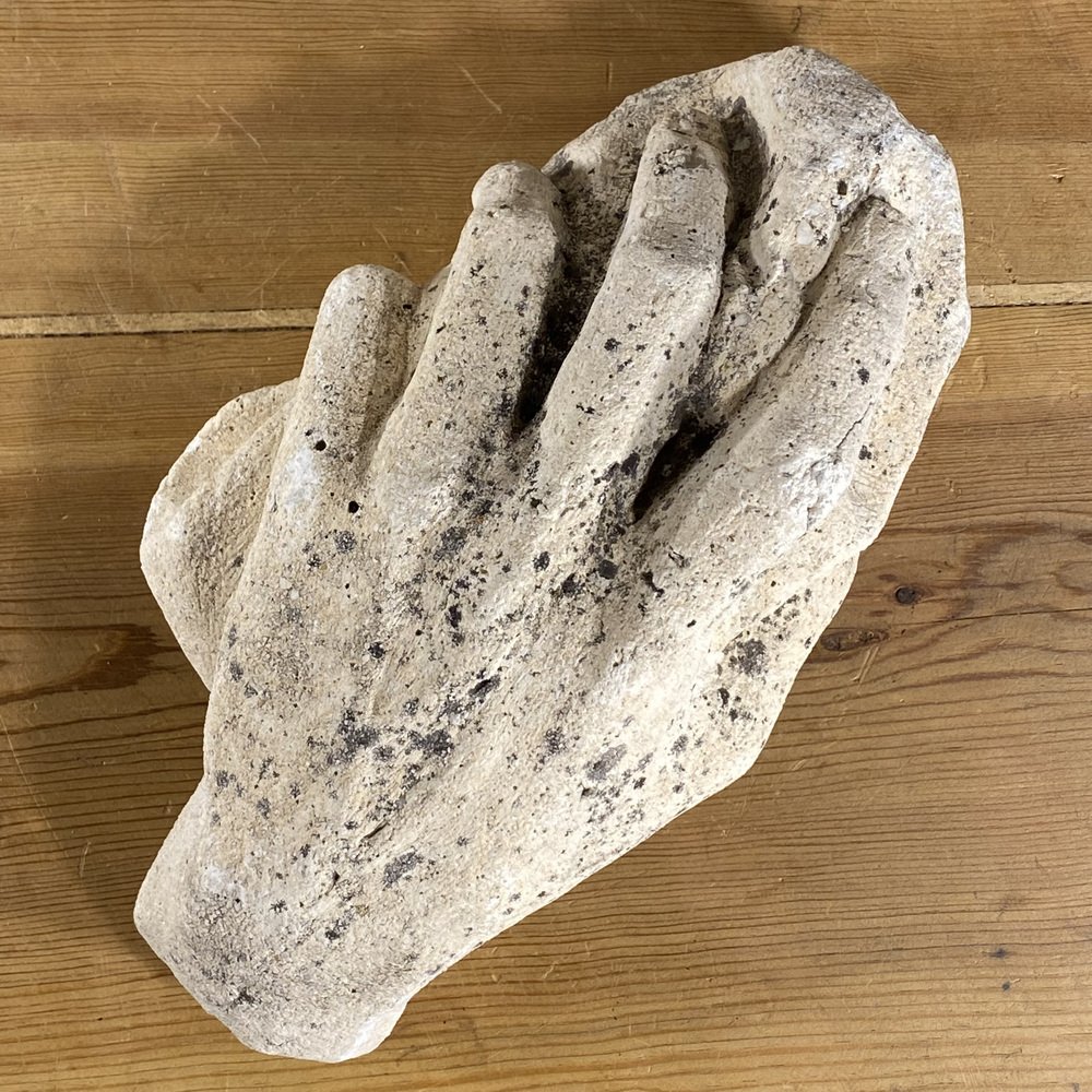 Stone Hand Sculpture, 1950s, Stone for sale at Pamono