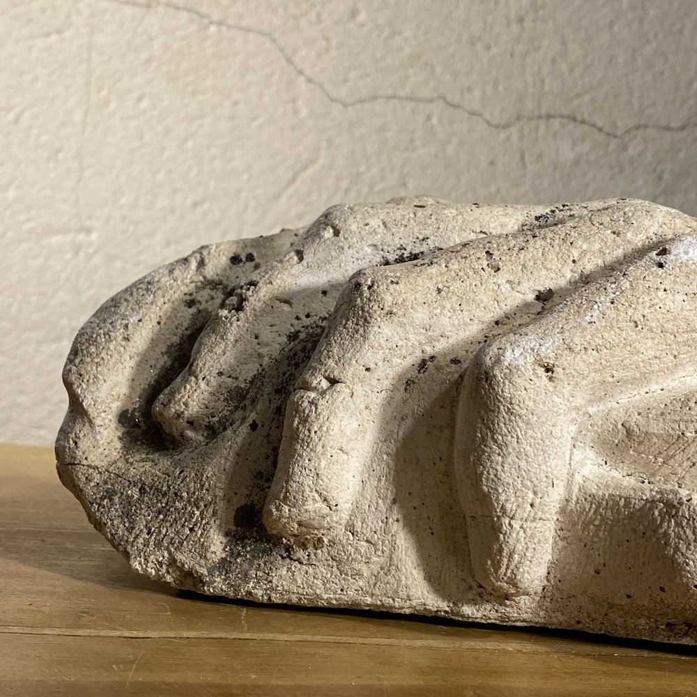 Stone Hand Sculpture, 1950s, Stone for sale at Pamono