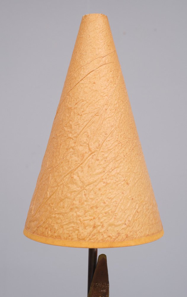 Brass Handmade Table Lamp by Robert Kostka, France, 1988 for sale at Pamono