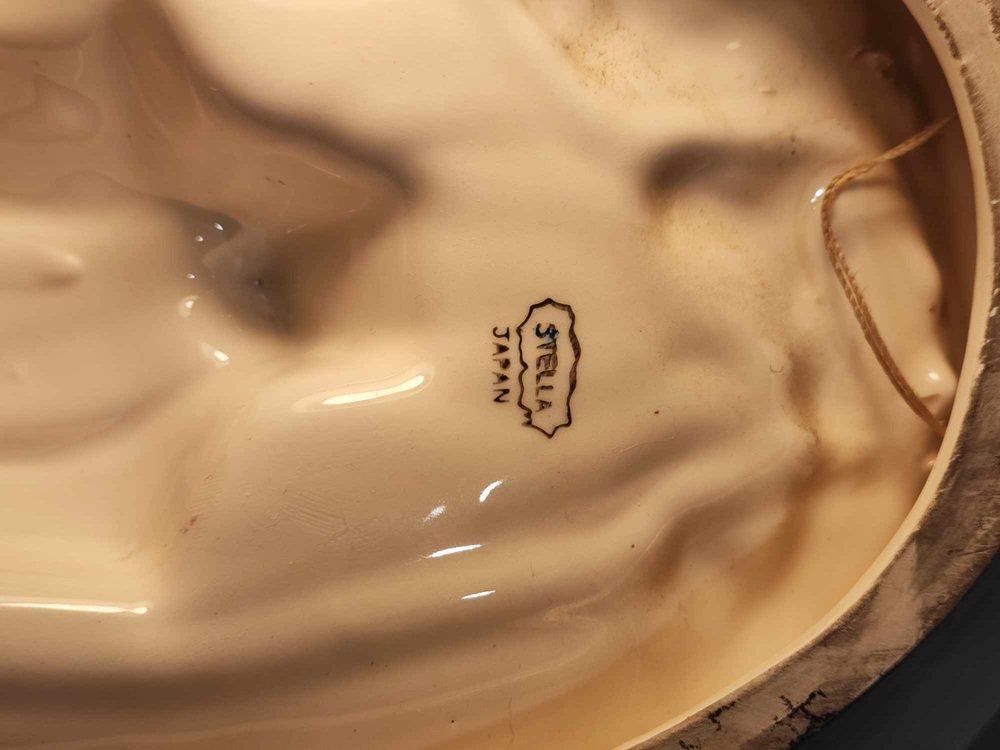 Pre-War Porcelain Pictures, 1890s, Set of 2 for sale at Pamono