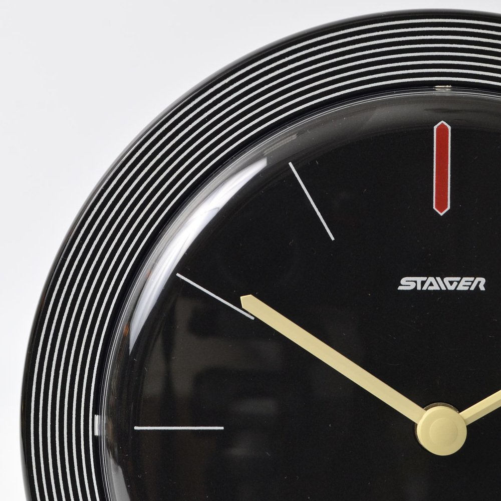 German Wall Clock from Staiger, 1980s for sale at Pamono