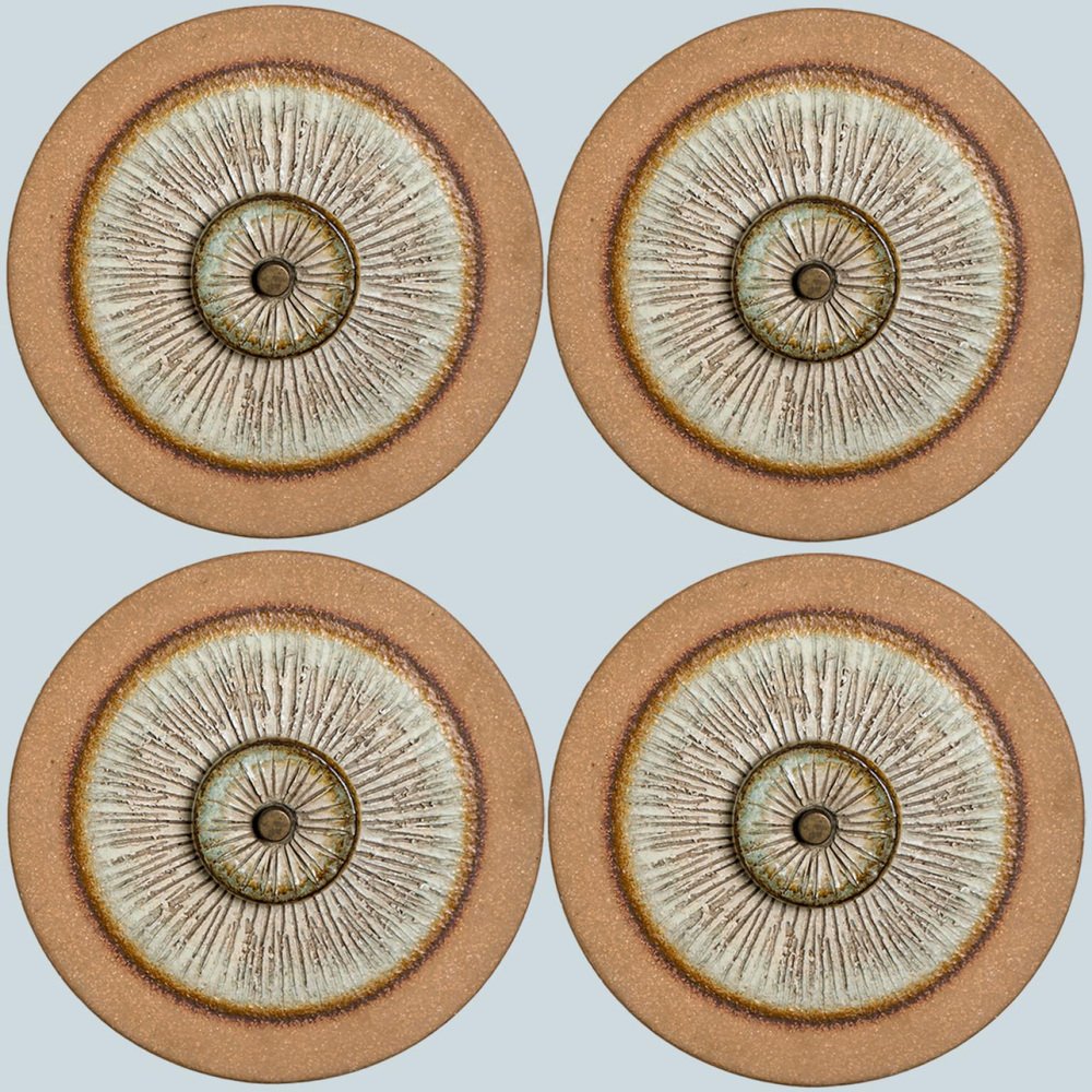Round Ceramic Wall Light from Axella, 1970 for sale at Pamono