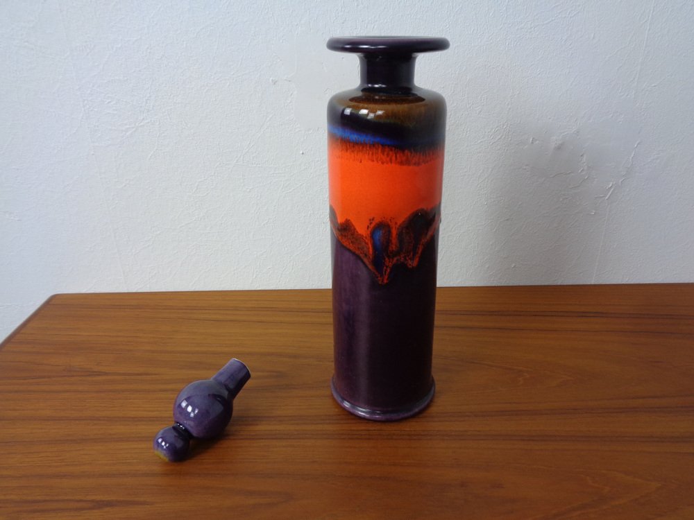 Large Pop Art Carafe with Stopper by Reneé Neue for Hutschenreuther ...