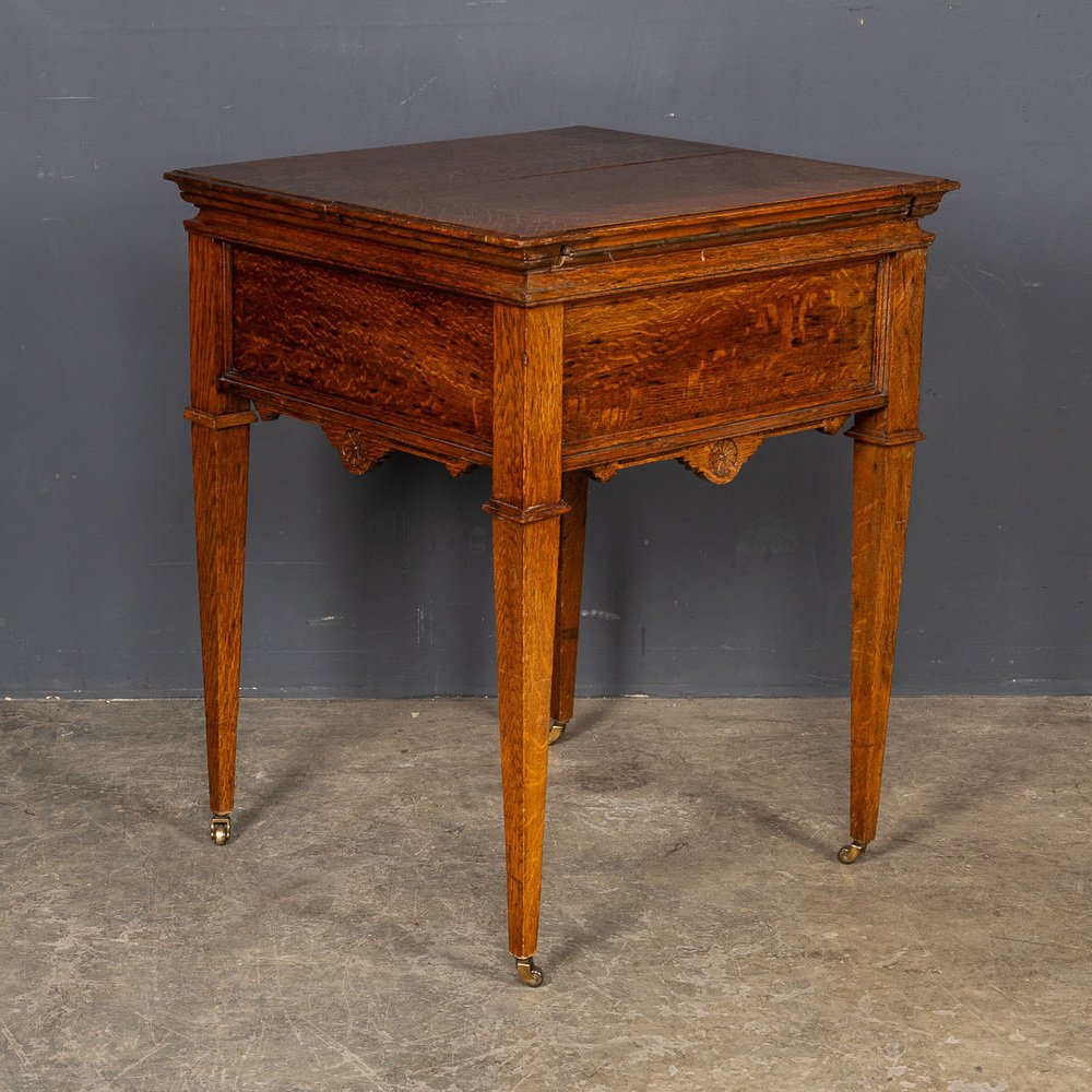 Smokers Table with Silver Accessories from Mappin & Webb, 1900s, Set of ...