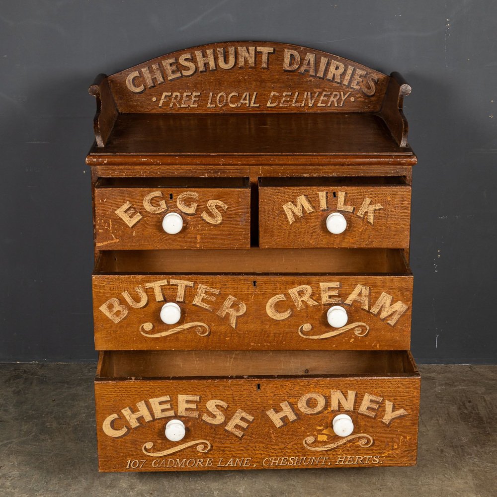 Victorian Dairy Store Counter or Sideboard, 1890s for sale at Pamono
