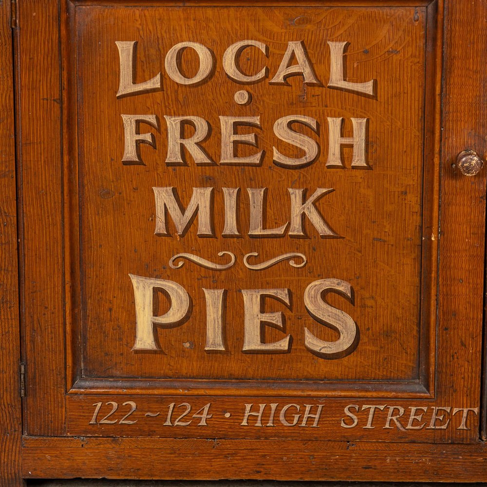 Victorian Mahogany Grocery Store Advertising Cabinet, 1900s for sale at ...