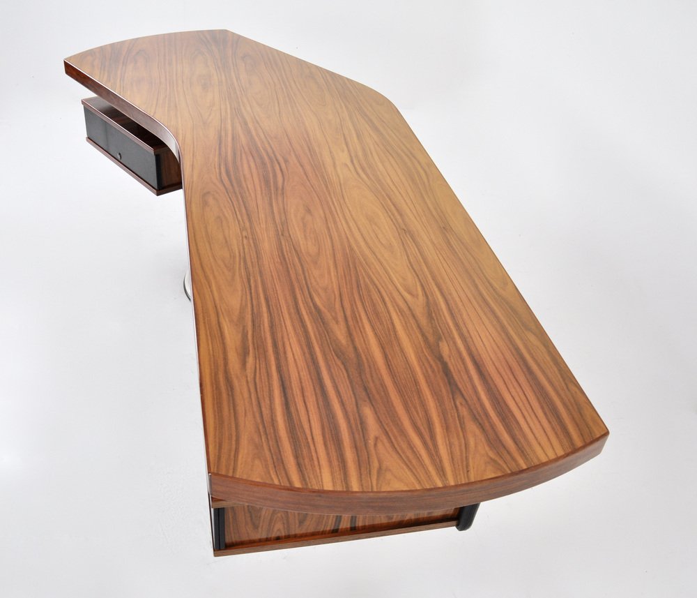 Boomerang Desk attributed to Renzo Schirolli, 1960s for sale at Pamono