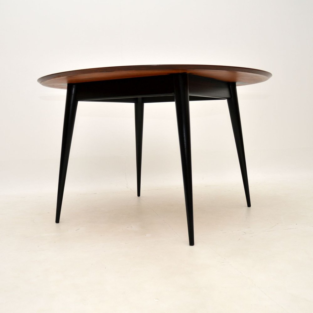 Vintage Round Dining Table, 1960s for sale at Pamono