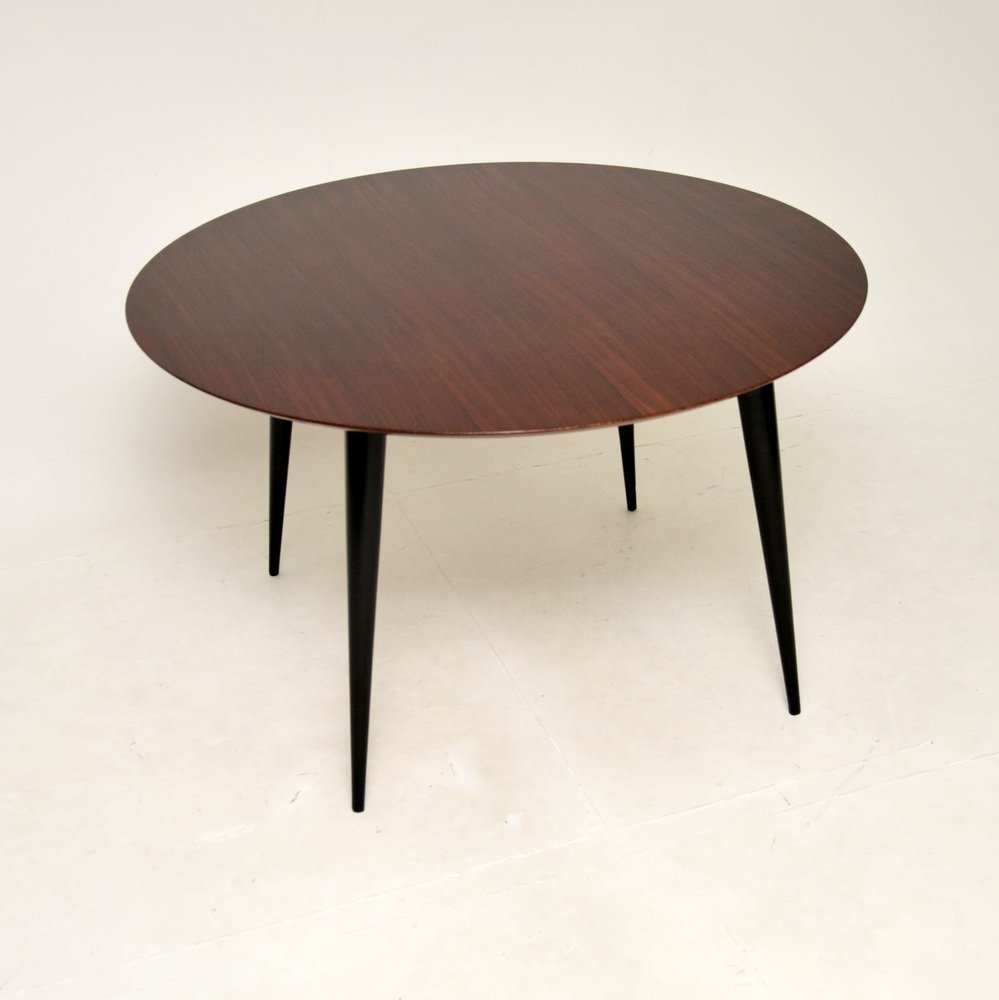 Vintage Round Dining Table, 1960s for sale at Pamono