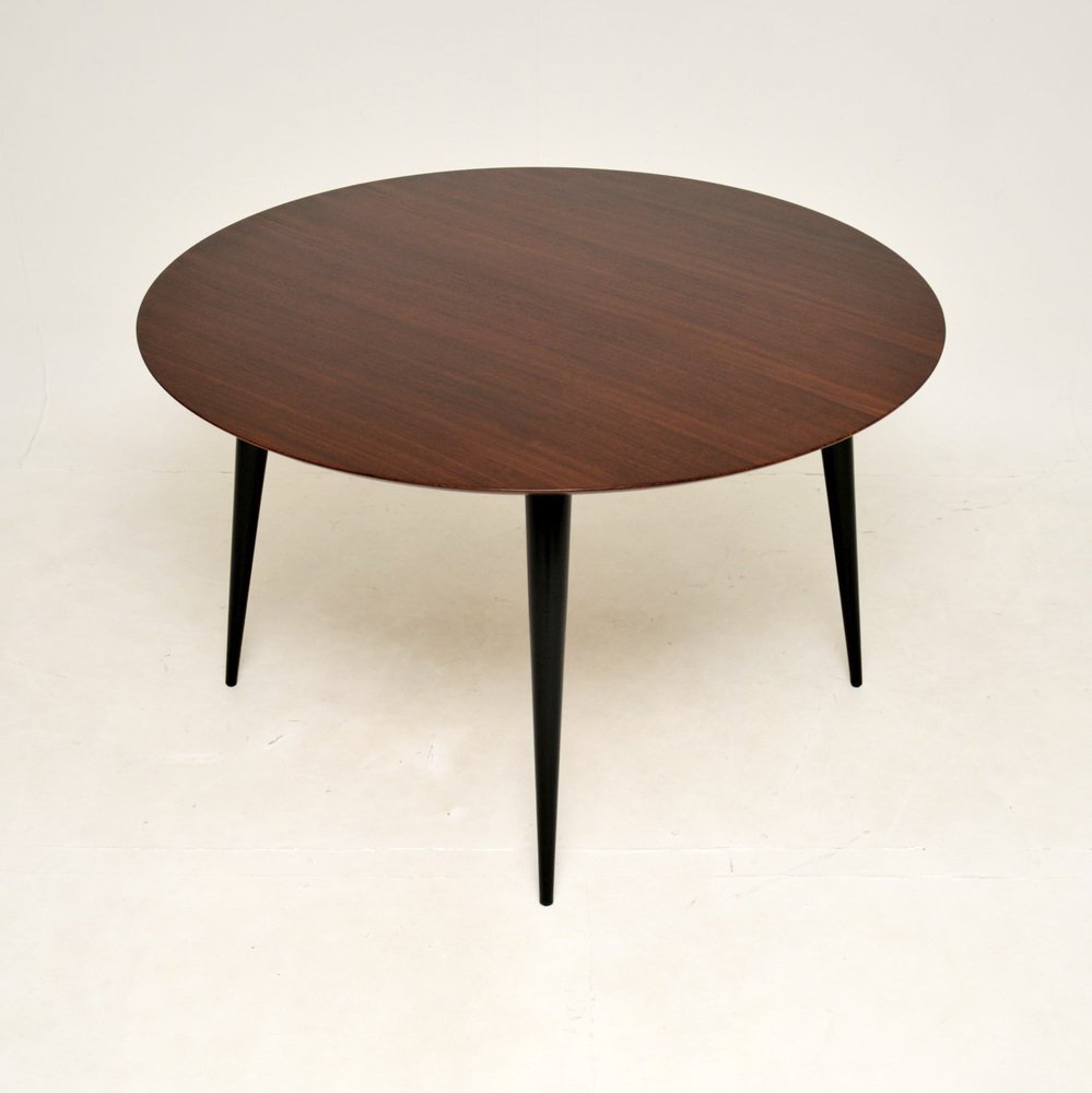 Vintage Round Dining Table, 1960s for sale at Pamono