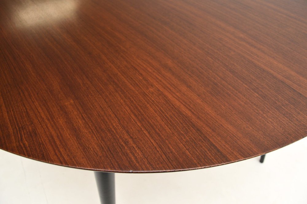 Vintage Round Dining Table, 1960s for sale at Pamono