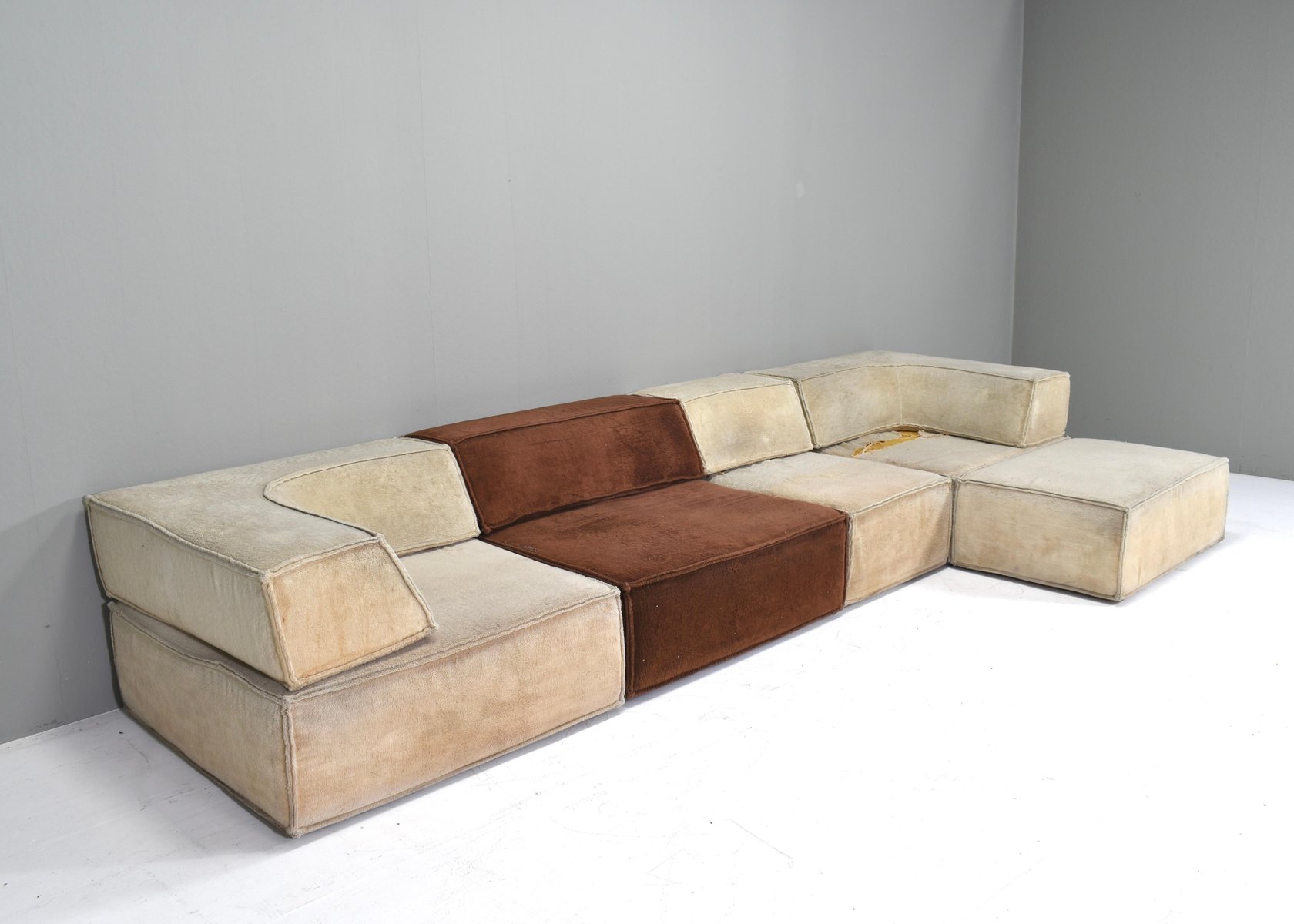 Sofa Team Form AG, 1970s, Set of 9 for sale at Pamono