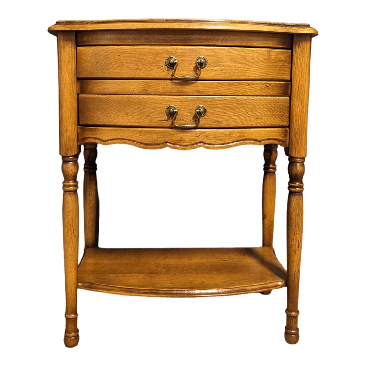 Rustic Oak Side Table for sale at Pamono