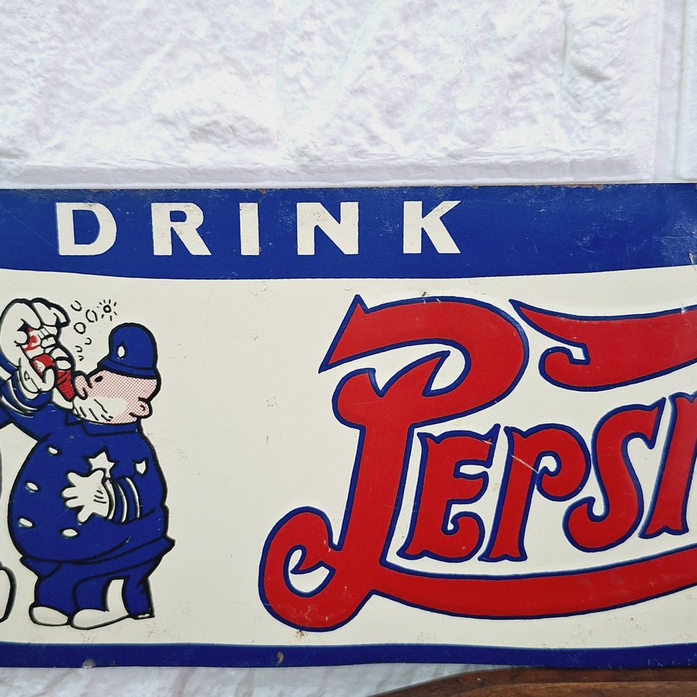 Original Pepsi Cola Tin Sign, 1940 for sale at Pamono
