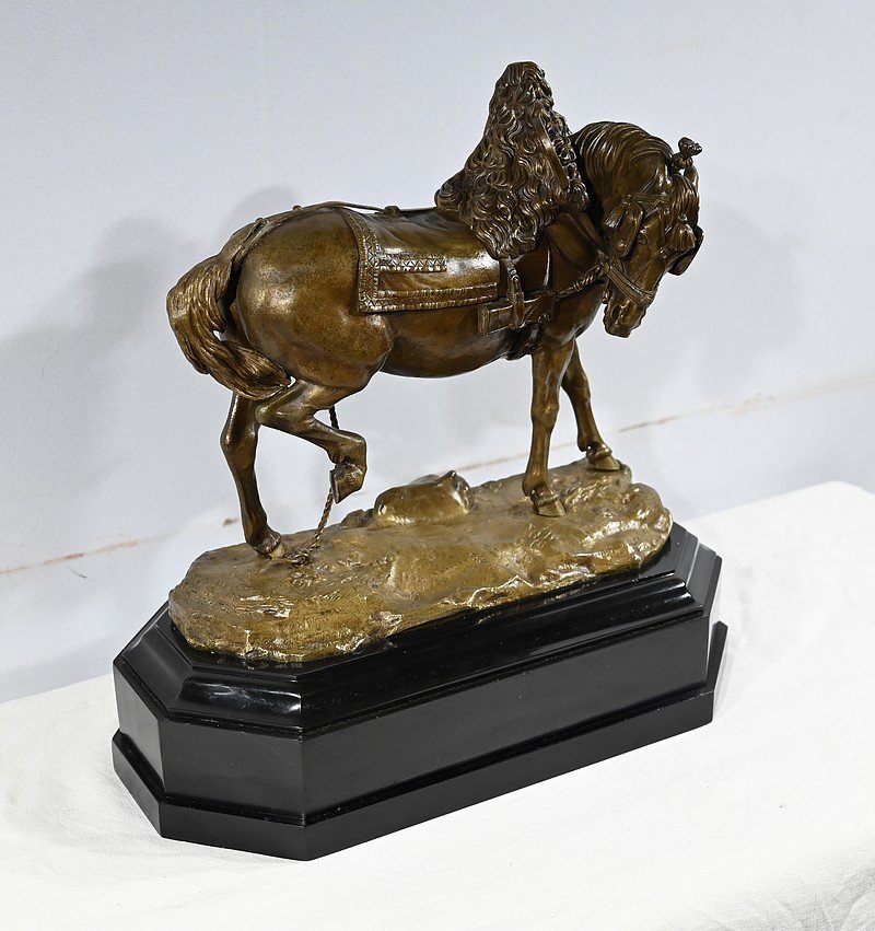 Bronze The Draft Horse by T. Gechter, 1841 for sale at Pamono