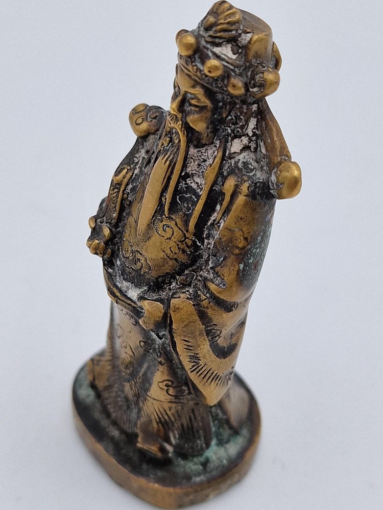 Chinese Bronze Statues, 1800s, Set of 2 for sale at Pamono