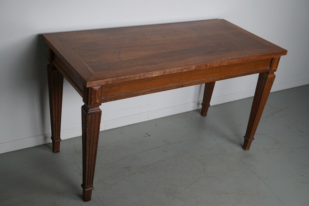 Louis XVI French Walnut Writing Desk, 1920s for sale at Pamono