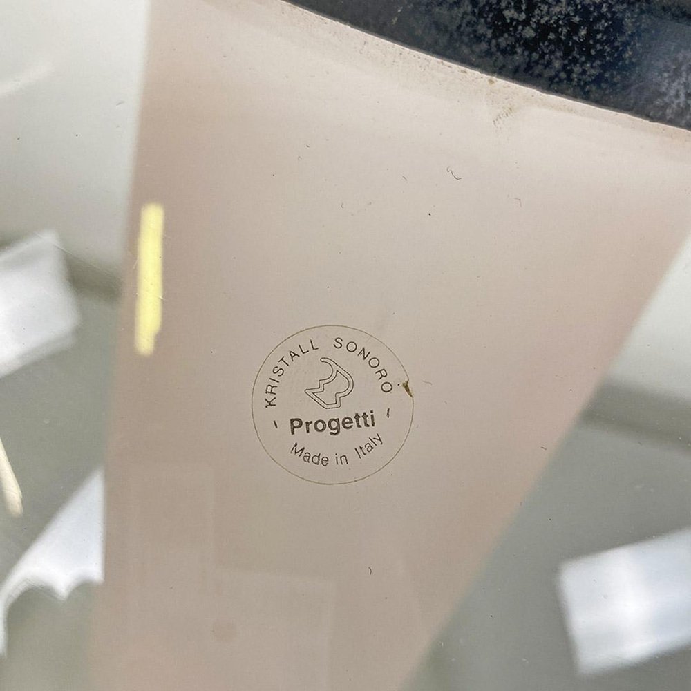 Modern Italian Crystal Vase by Gianfranco Frattini for Kristal Sonoro ...