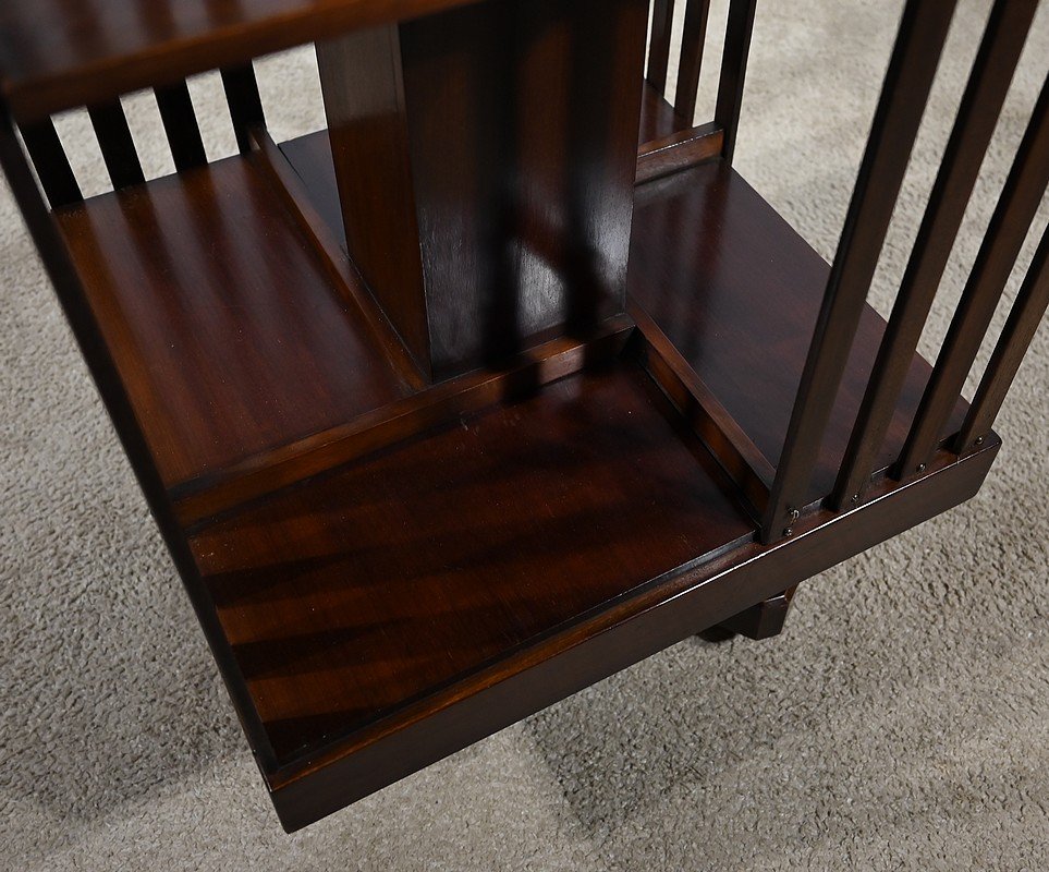 Mahogany Rotating Library for sale at Pamono