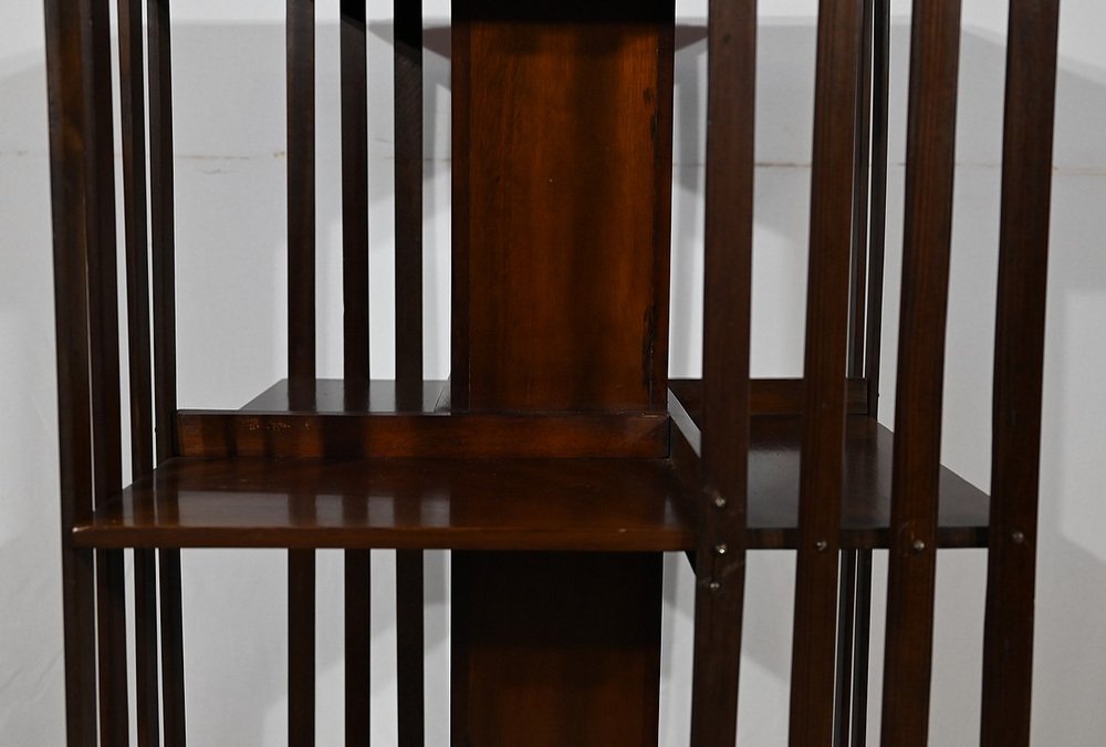 Mahogany Rotating Library for sale at Pamono